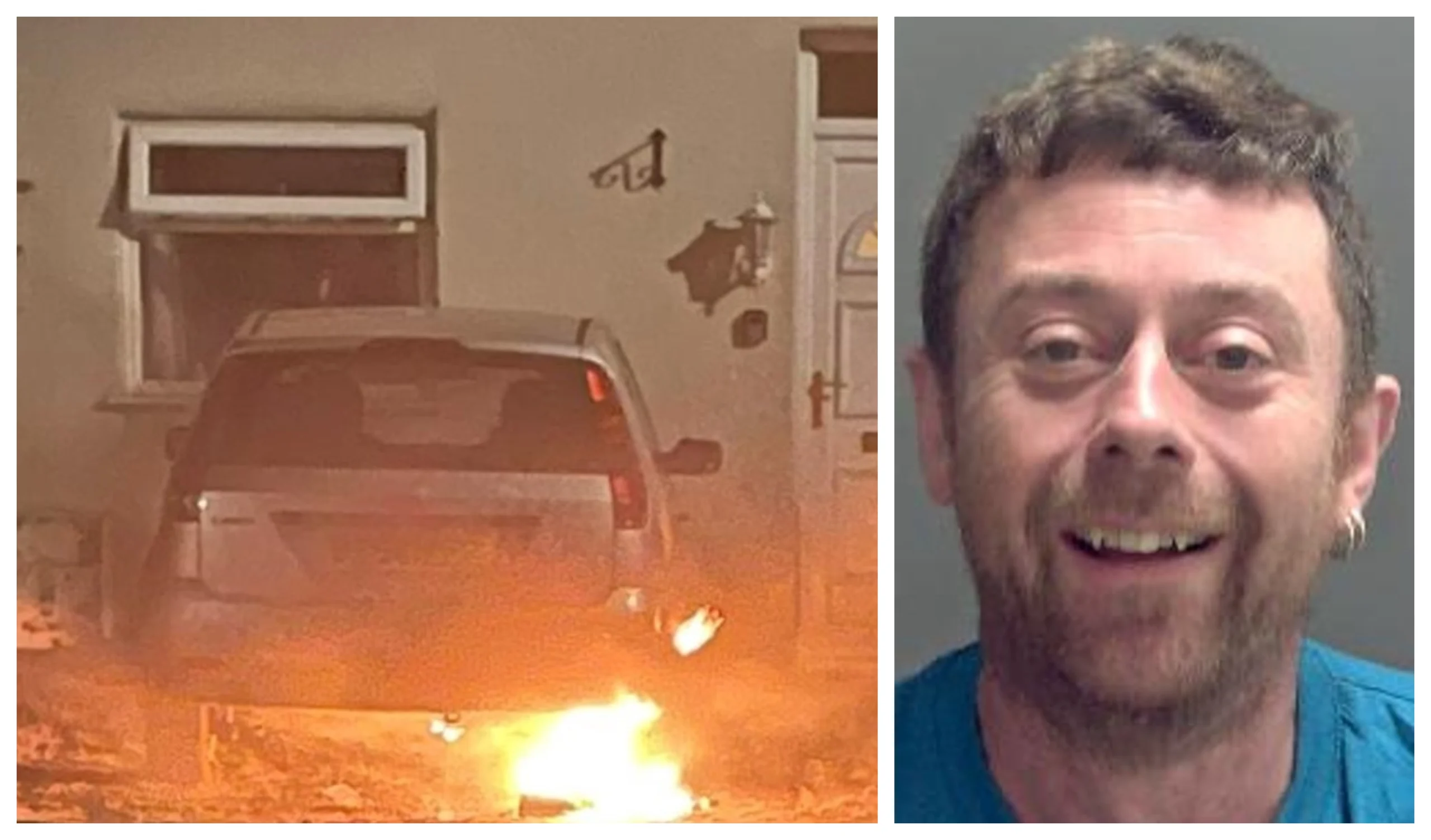 Neighbour’s bravery praised as man firebombs ex-lover’s car ...