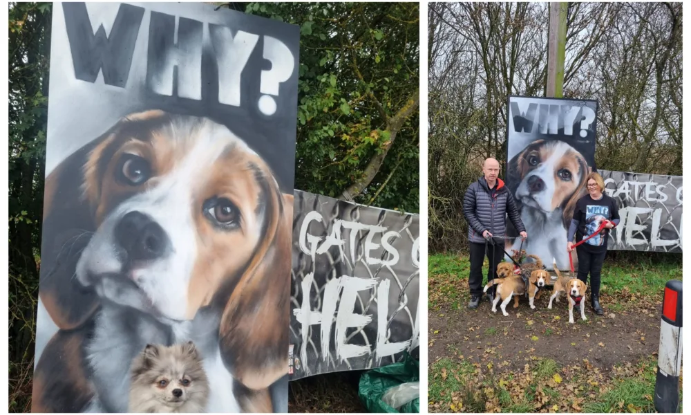 Camp Beagle rally calls for end to ‘moral failures’ of animal testing ...