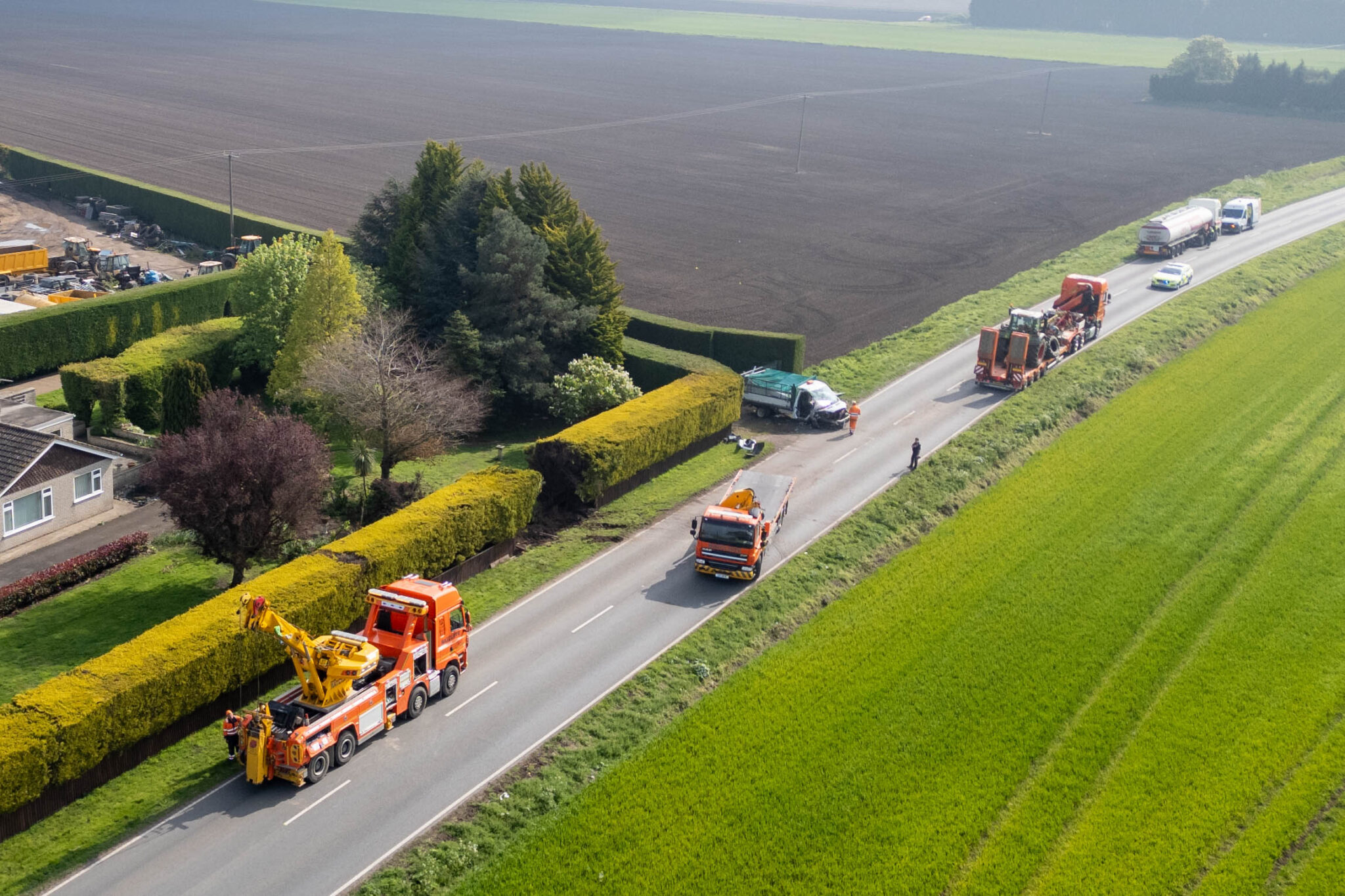 Driver sustains ‘serious injuries’ after 3-vehicle B1095 crash near ...