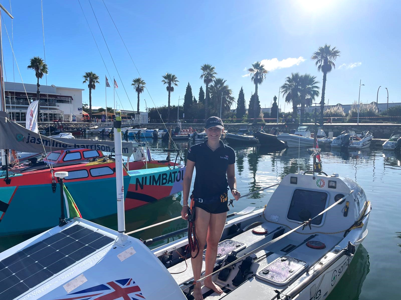 Inspirational Zara Lachlan of Cambridge record breaking solo row across ...