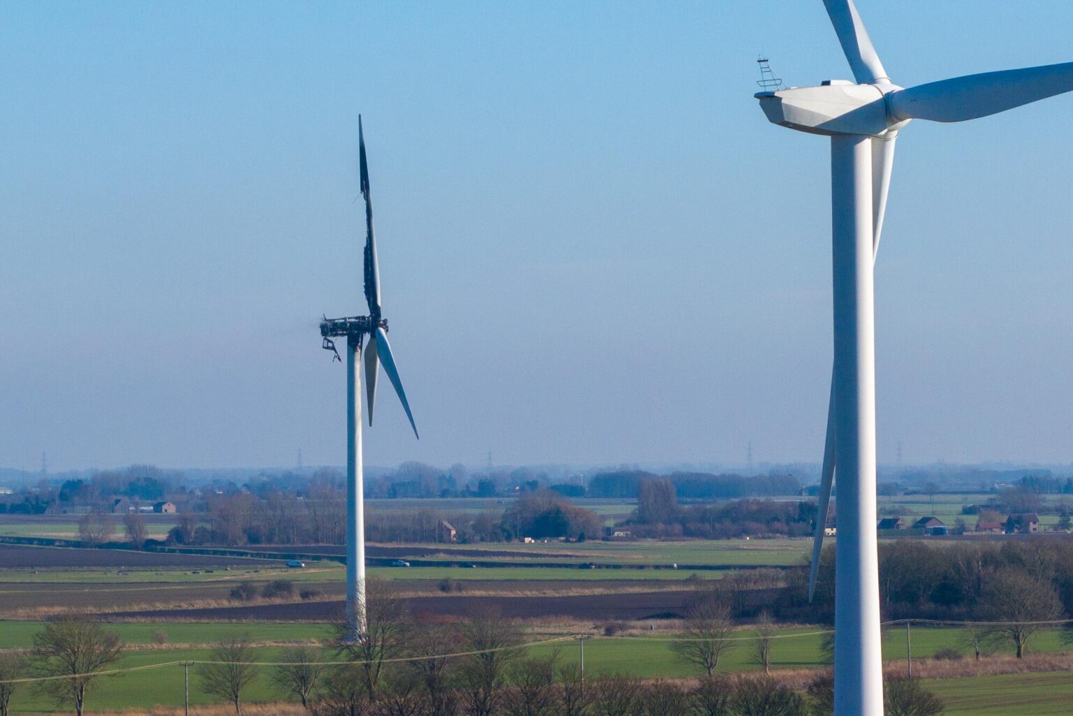 ScottishPower suffer £1m wind turbine blaze at Coldham Cambs