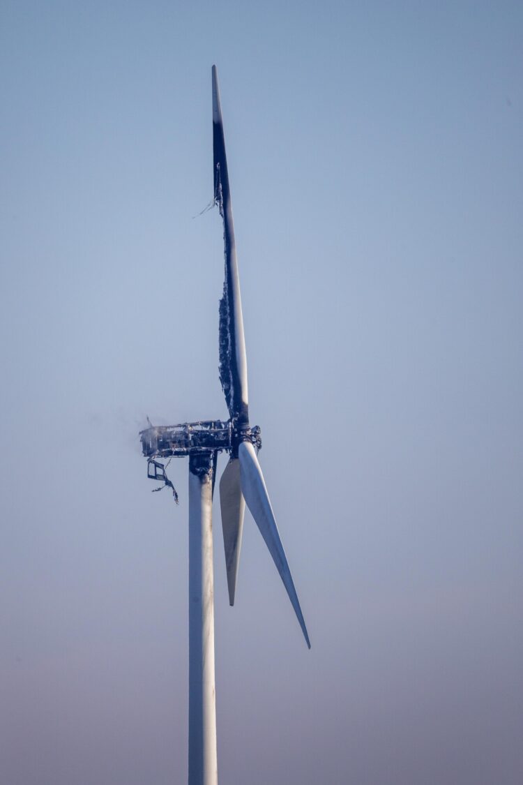 ScottishPower suffer £1m wind turbine blaze at Coldham Cambs