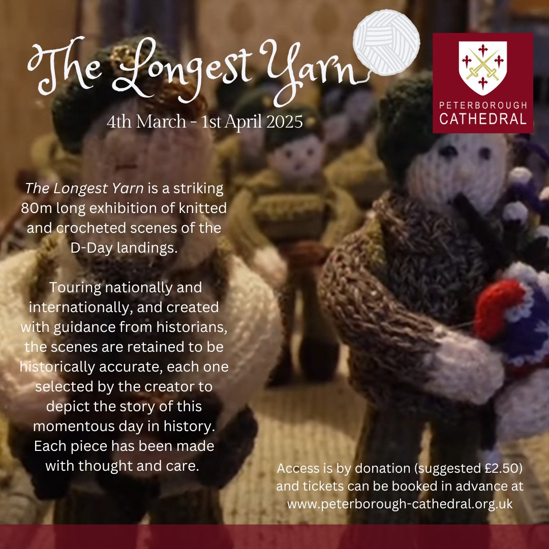 Experience The Longest Yarn: D-Day Tribute Through Knitting in Peterborough
