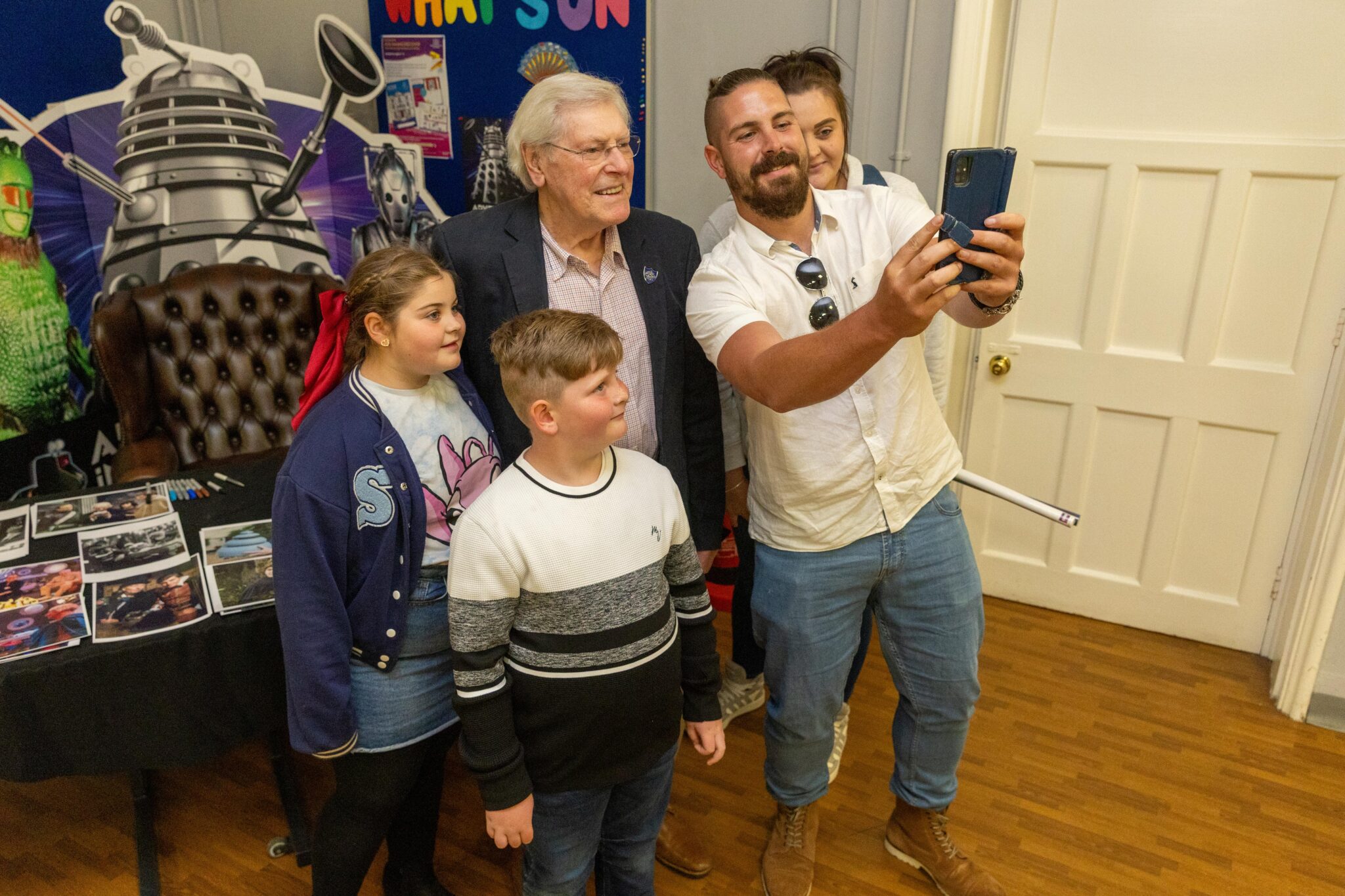 Peter Purves Opens Dr Who Exhibition Adventures in Time & Space - 2025