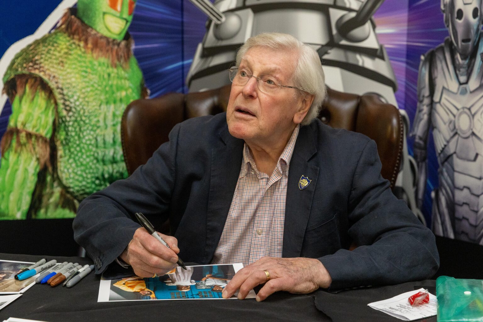 Peter Purves Opens Dr Who Exhibition Adventures in Time & Space - 2025