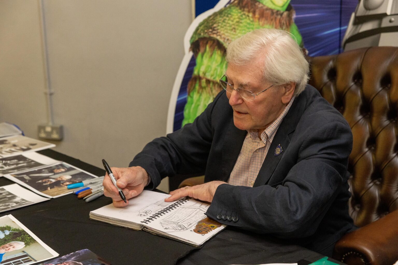 Peter Purves Opens Dr Who Exhibition Adventures in Time & Space - 2025