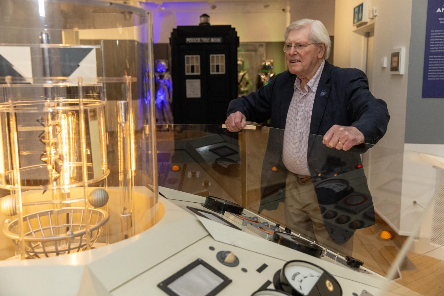 Peter Purves Opens Dr Who Exhibition Adventures in Time & Space - 2025