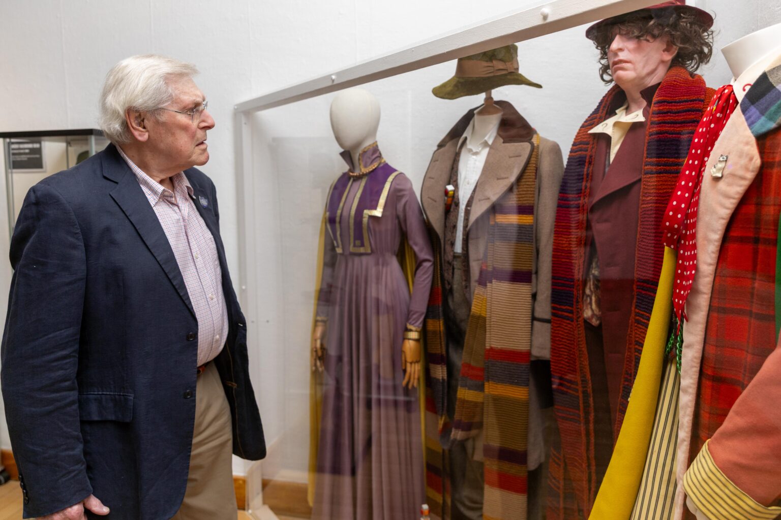 Peter Purves Opens Dr Who Exhibition Adventures in Time & Space - 2025