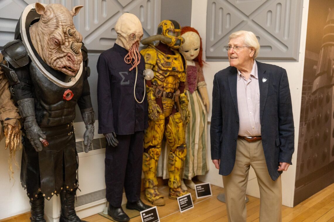 Peter Purves Opens Dr Who Exhibition Adventures in Time & Space - 2025