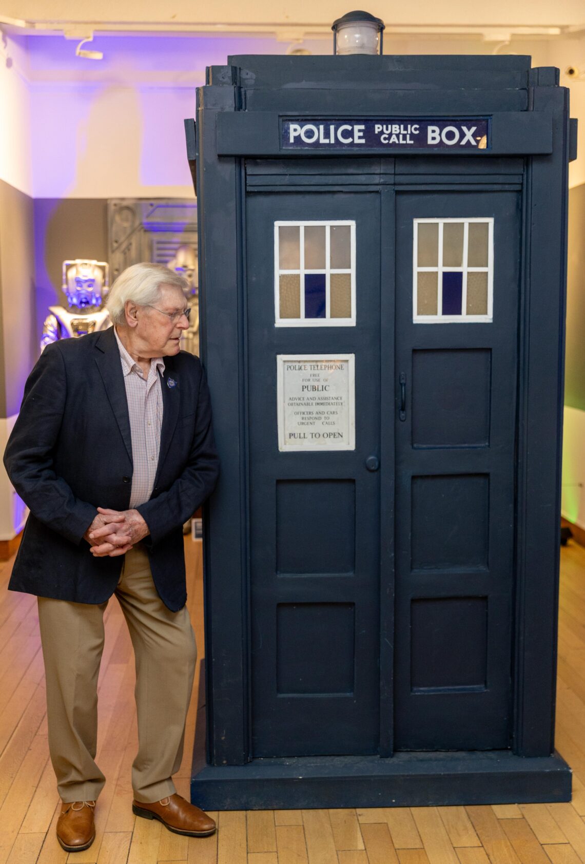 Peter Purves Opens Dr Who Exhibition Adventures in Time & Space - 2025